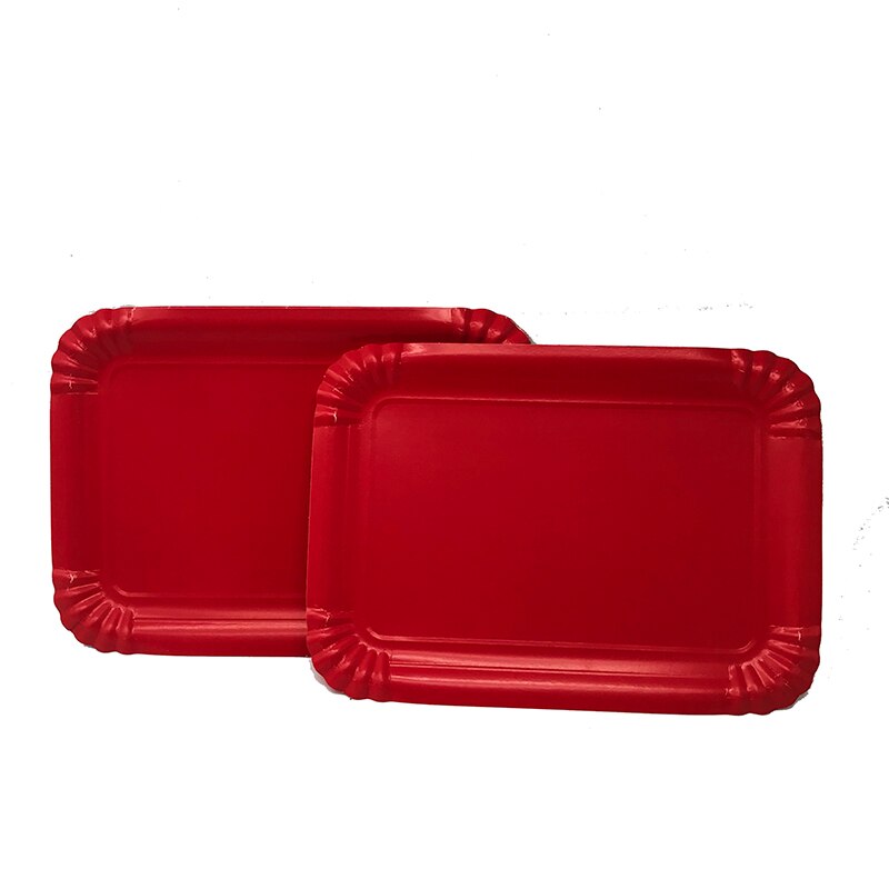 10pcs Pure Color Plates Birthday Party Wedding Dec... – Grandado