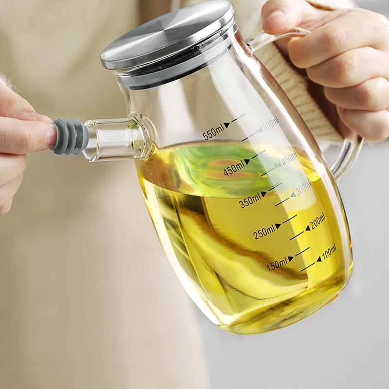 Glass Oil Bottles Spices Seasoning soy sauce Stora... – Vicedeal