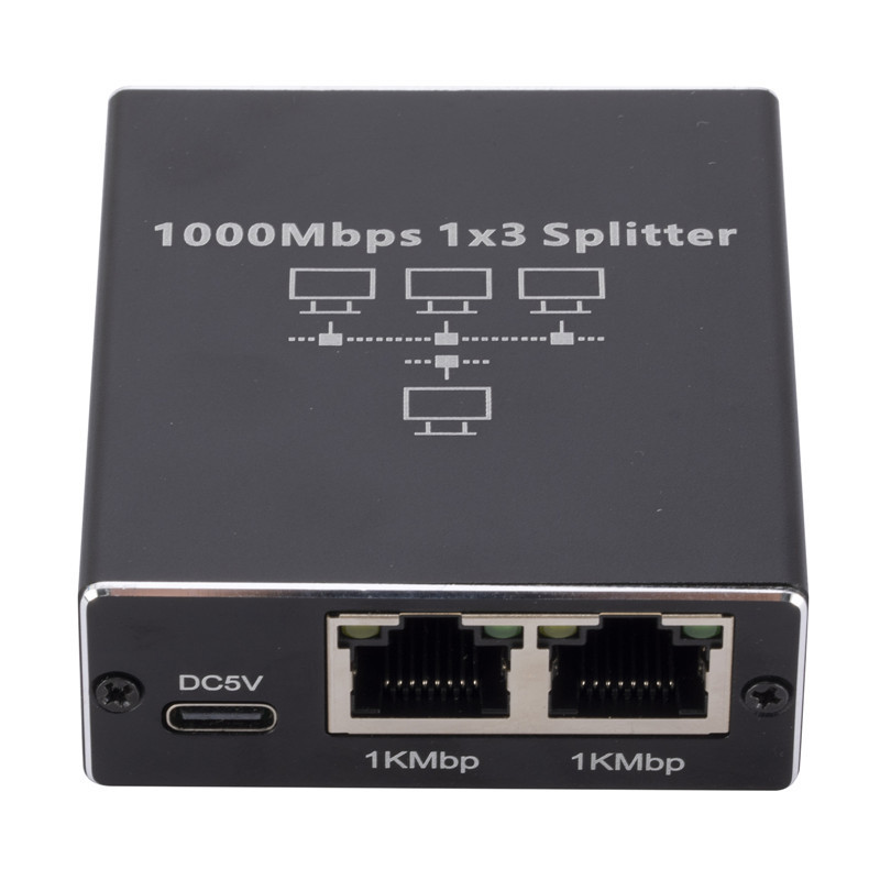 Ethernet Splitter 1 to 2/3/4, 1000Mbps RJ45 LAN In... – Grandado