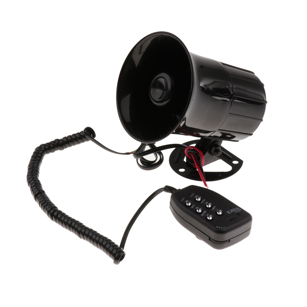 12V Auto Hoorns Motorfiets Politie 6 Geluid Sirene... – Grandado