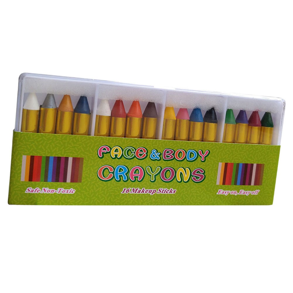 1 Set 16 Colors Face Painting Crayons Body Paintin... – Grandado
