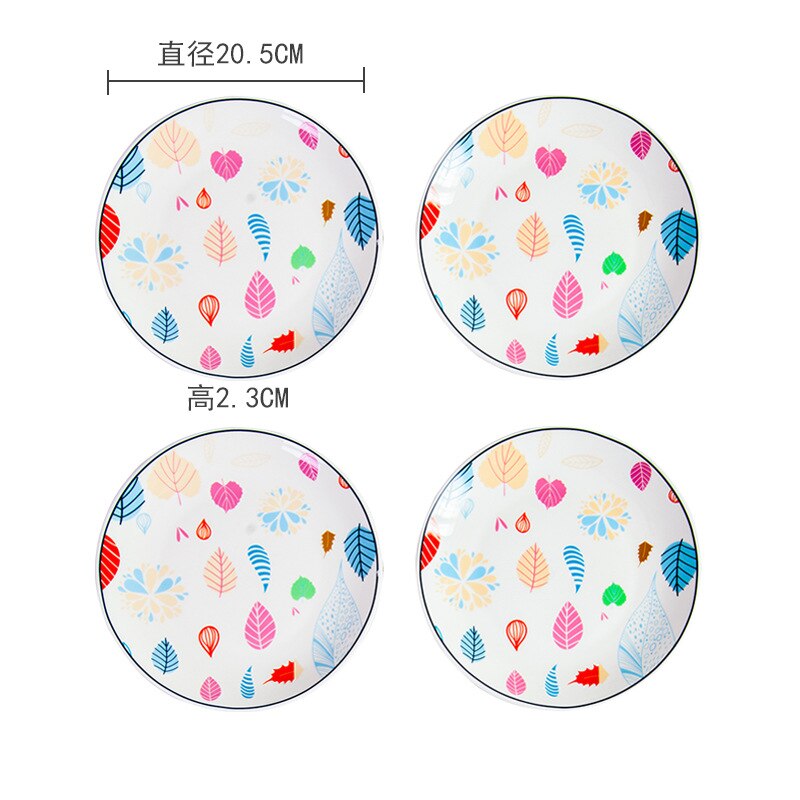 nordic ins cute plate set dinner plate home dining... – Vicedeal