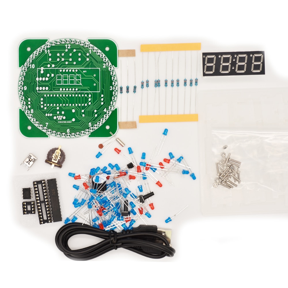 Diy Elektronische Kit Led Klok Kit Digitale Buis R... – Vicedeal