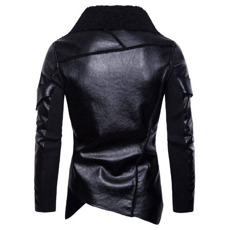 Men Autumn Punk Leather Jacket Casual Motorcycle L... – Grandado