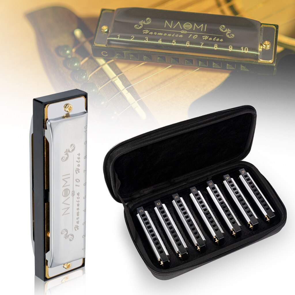 Deluxe Diatonic Harmonica Set - Key of G, A, Bb, C... – Vicedeal