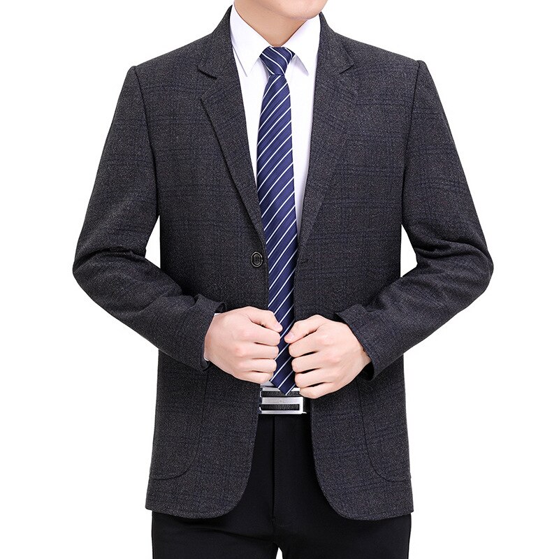 Blazer masculin Masculino simple boutonnage ample ... – Grandado