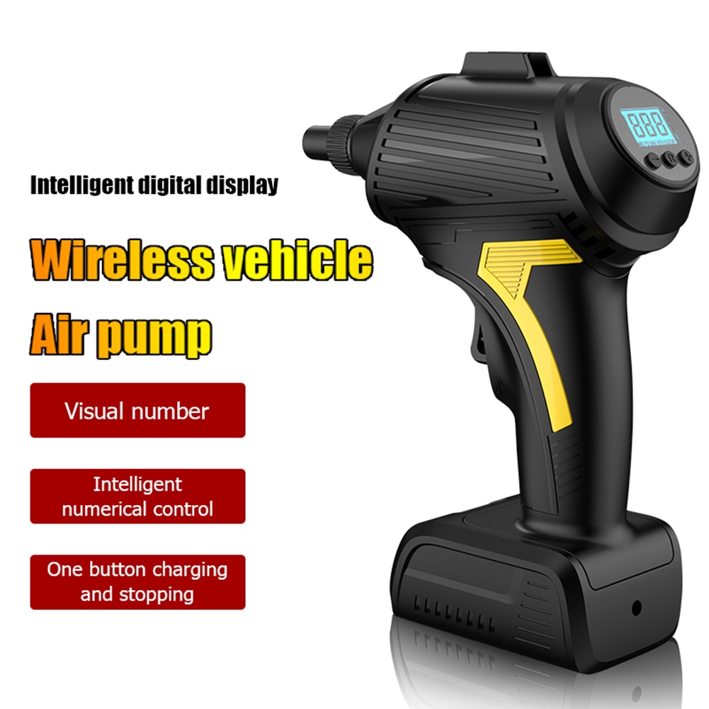 Handheld Cordless Digital Car Tire Air Compressor ... – Vicedeal