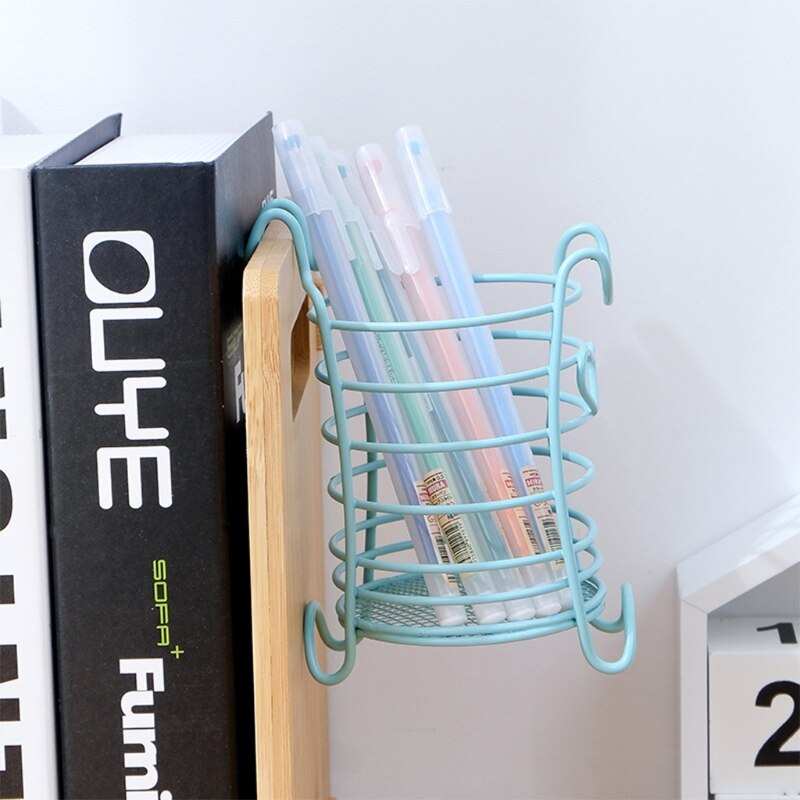 Hollow-out Iron Pen Holder Wall Mount Pencils Hold... – Grandado