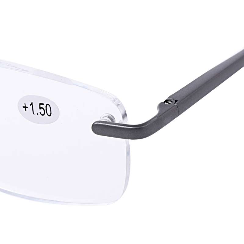 Aluminum Alloy Rimless Reading Glasses Presbyopic ... – Grandado