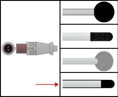 H P 21078A compatible adult skin surface Monitor T... – Vicedeal