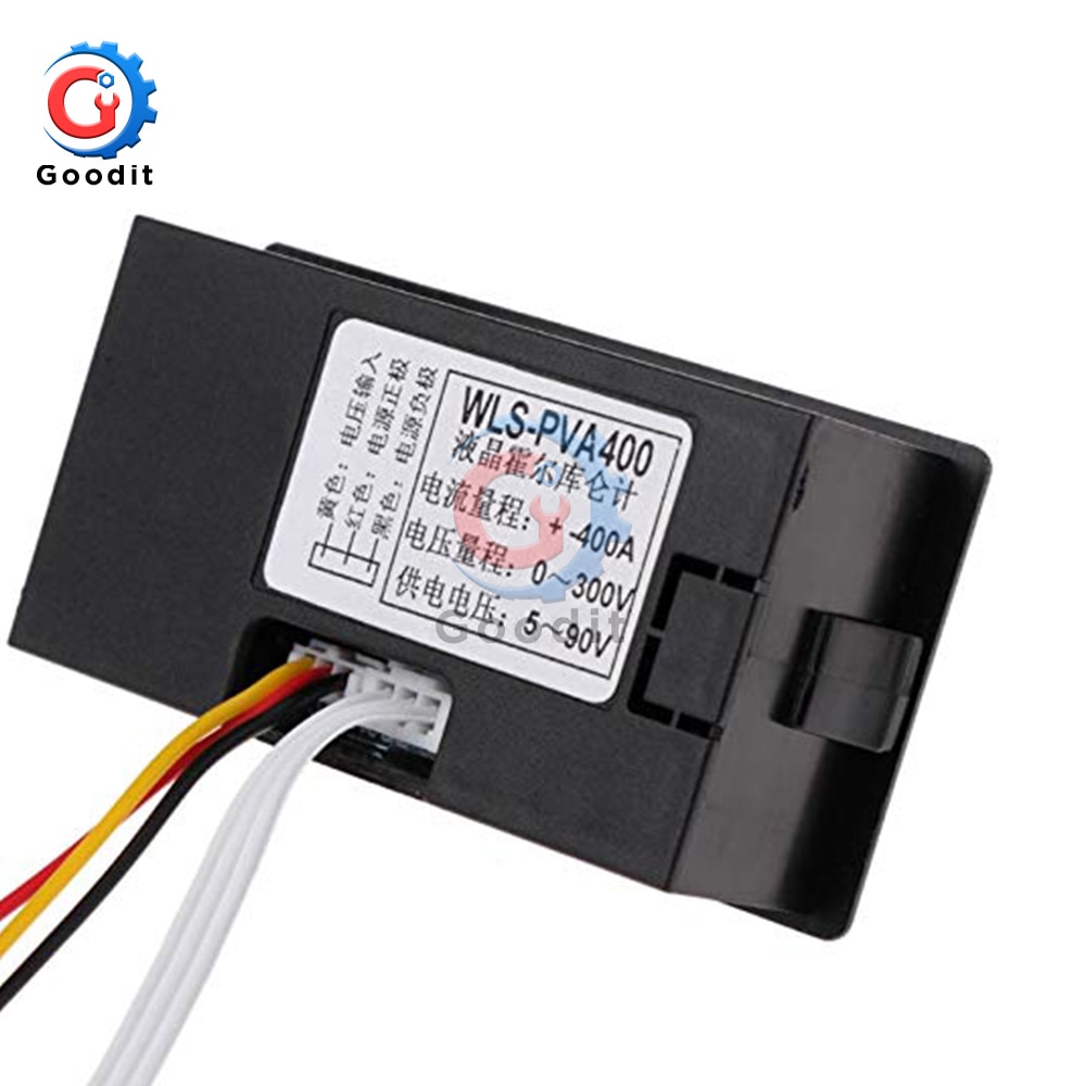 100A 200A 400A STN LCD Hall Coulomb Meter Voltmete... – Vicedeal