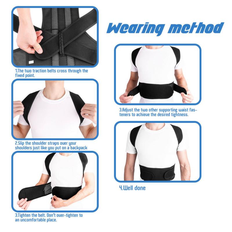 Orthosis Corset Back Brace Posture Correction Belt... – Vicedeal