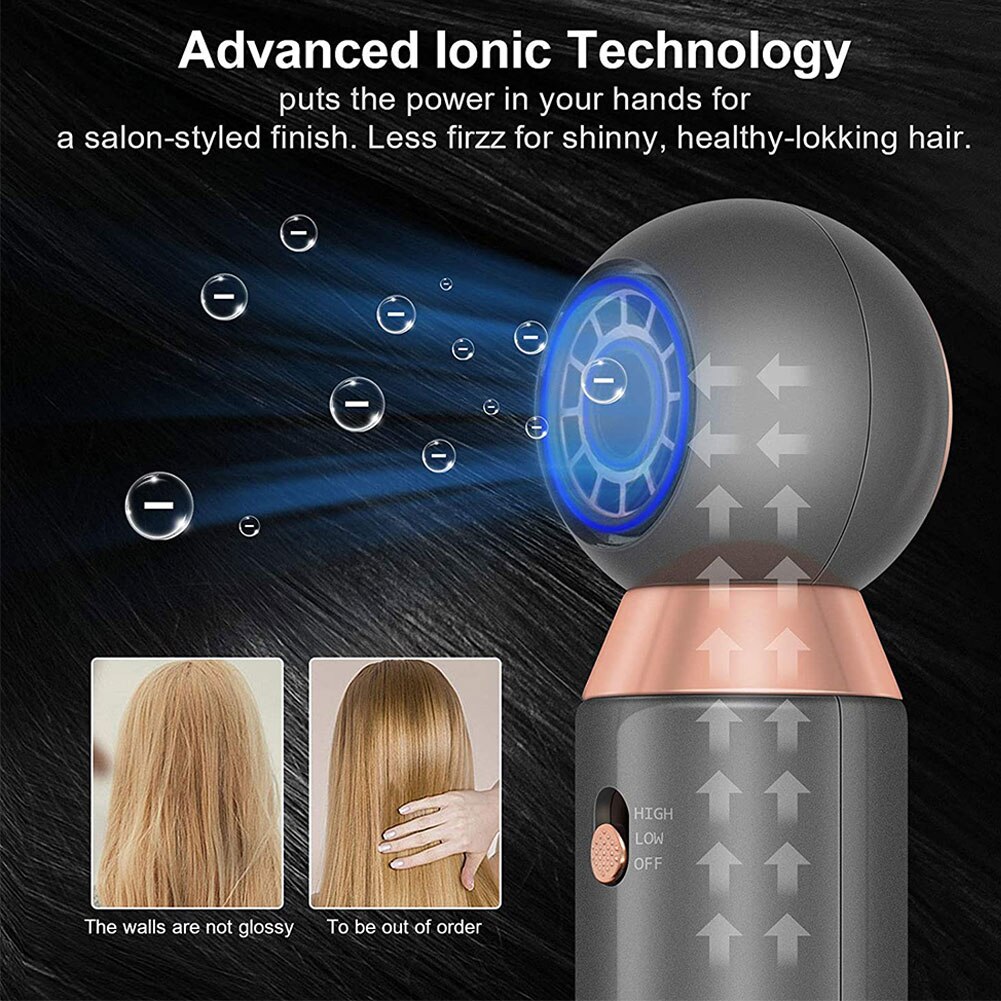 Hair Dryer Strong Wind Salon Dryer Ion Hair Air&Co... – Grandado