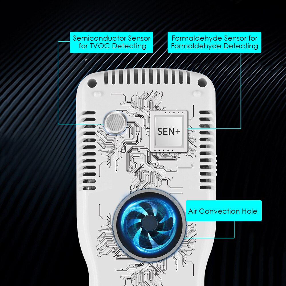 Air Monitor Portable Formaldehyde Detector LED Dis... – Grandado