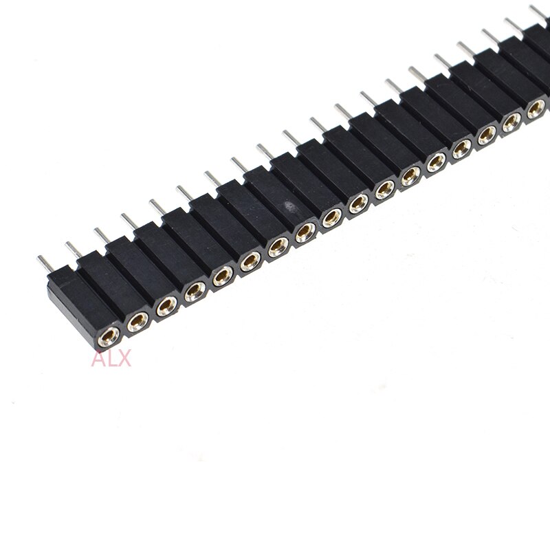 5PCS 1X40 PIN Einreihige ROUND FEMALE PIN HEADER 2... – Vicedeal