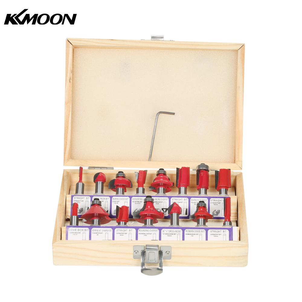 15 PCS Frees Router Bit Set 8mm Schacht Mill Houtb... – Grandado