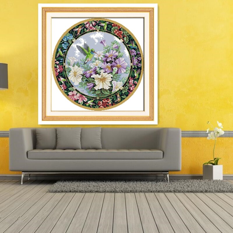 Wreath. The Sweet Nectar Chinese Counted Cross Sti... – Grandado