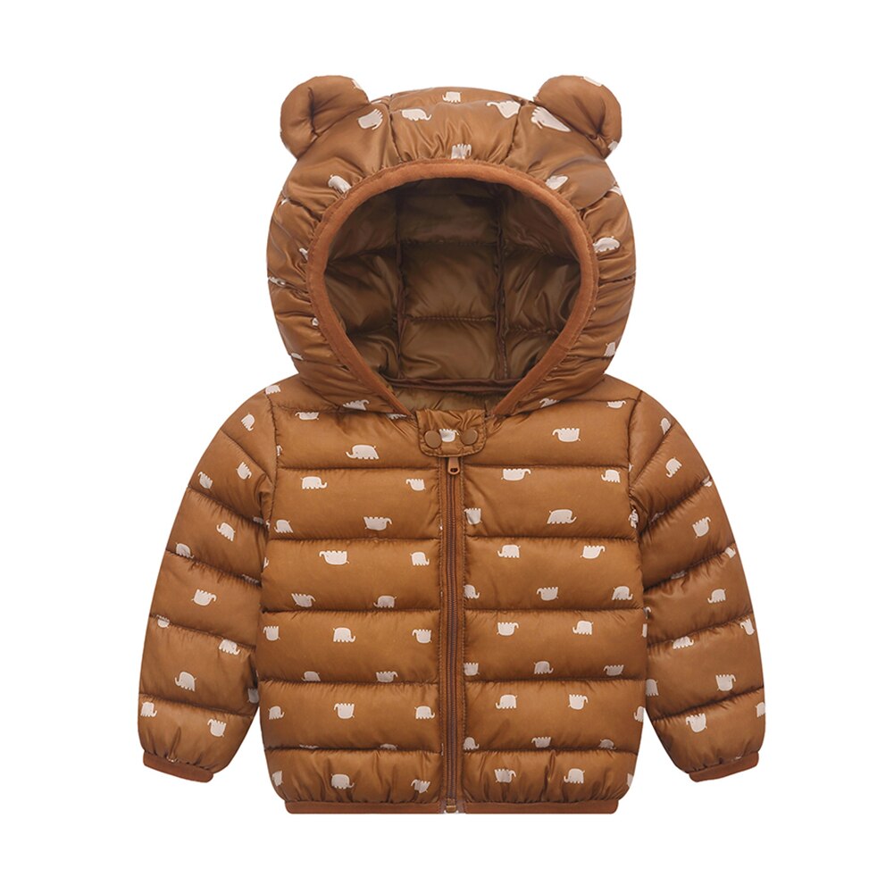 Kids Children Winter Warm Coats with Hoods Padded ... – Grandado