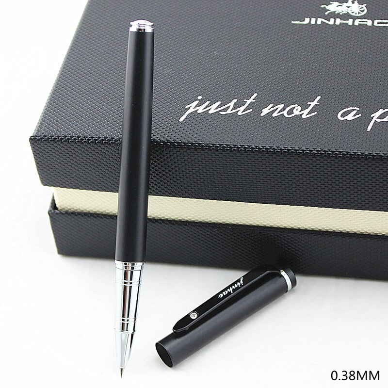 Jinhao fine 0.38 nib fuld metal fyldepen 0.5mm blæ... – Grandado