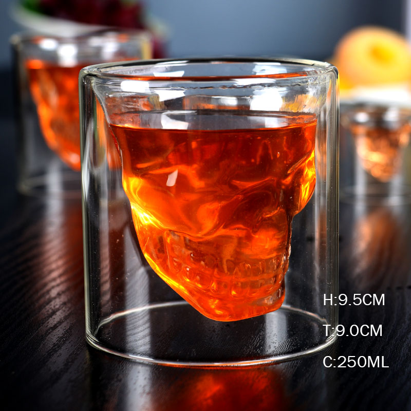 double-wall insluated liquor glass shot glasses fo... – Grandado