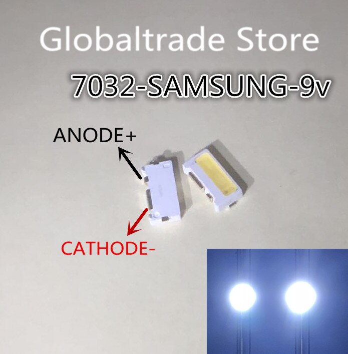 100PCS/Lot 7032 SMD Side LED Beads LUMENS Cold Whi... – Grandado