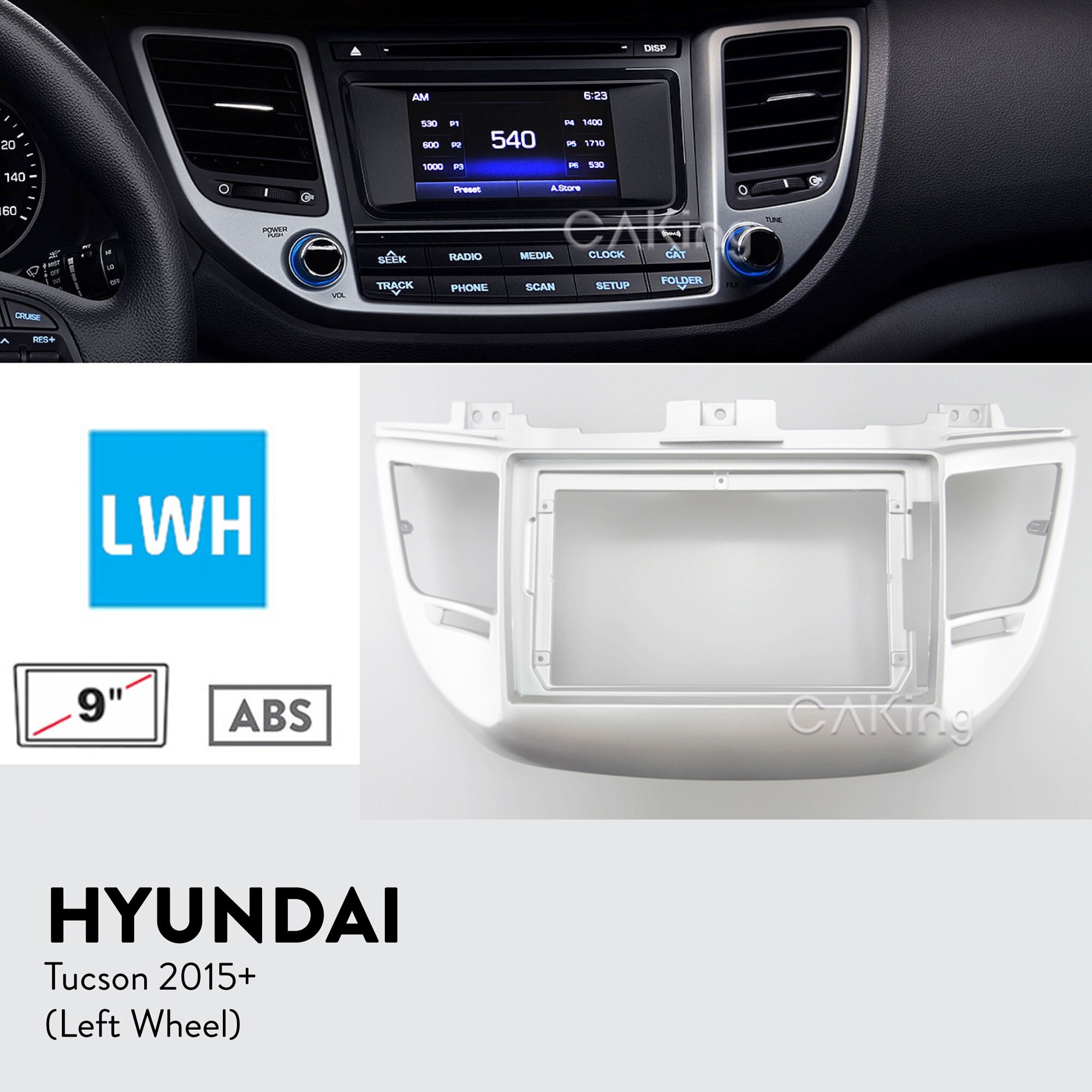 9 Inch Auto Radio Fascia Voor Hyundai Tucson (Link... – Grandado