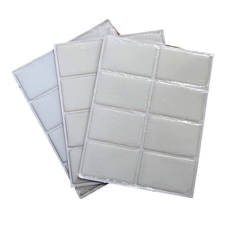 Jelly Lijm Kaart Sticker Kaart-Sized Jelly Sticker... – Vicedeal