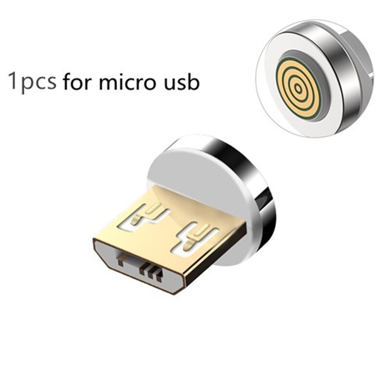 12th Round Magnetic Cable plug for iPhone Type C M... – Vicedeal