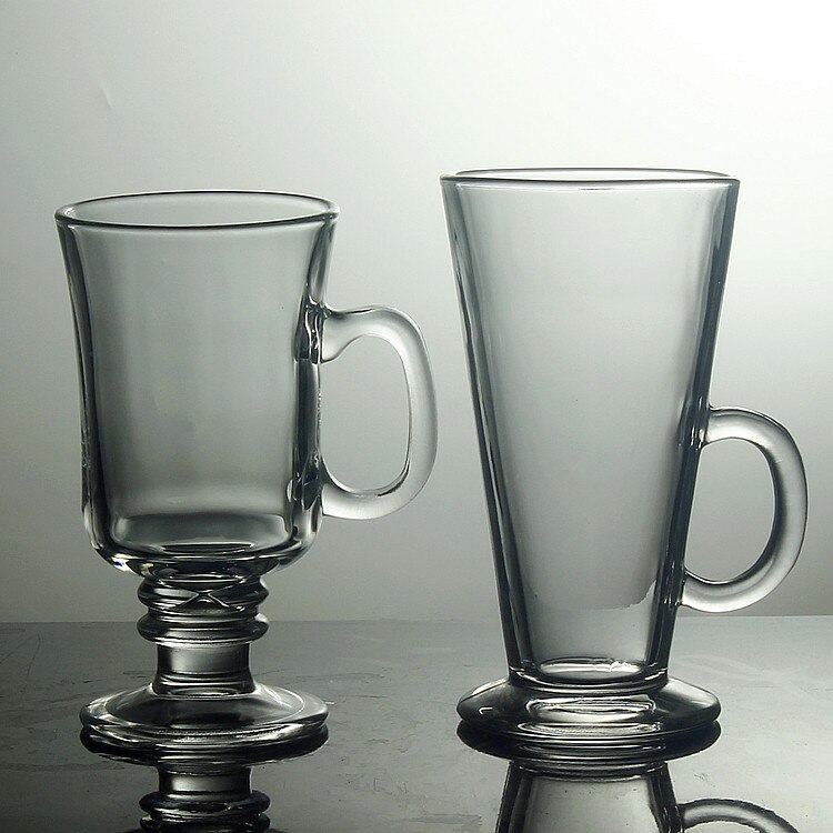 Taza de café de vidrio transparente, recipiente té... – Grandado