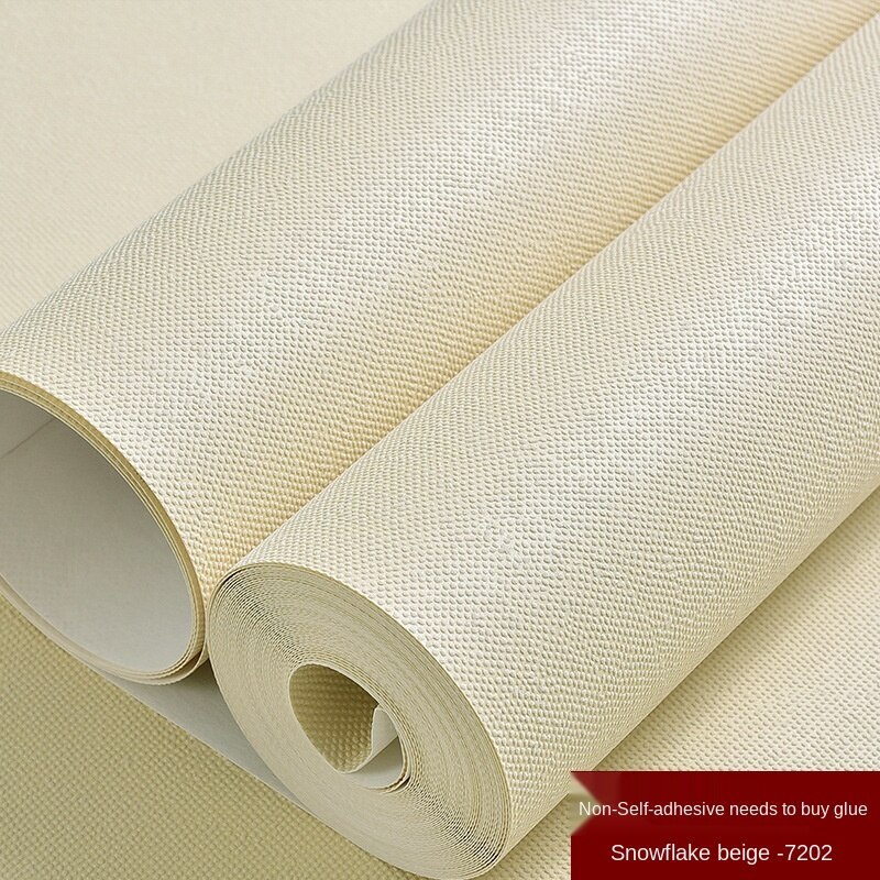 Simple modern non woven fabric solid color wallpap... – Grandado