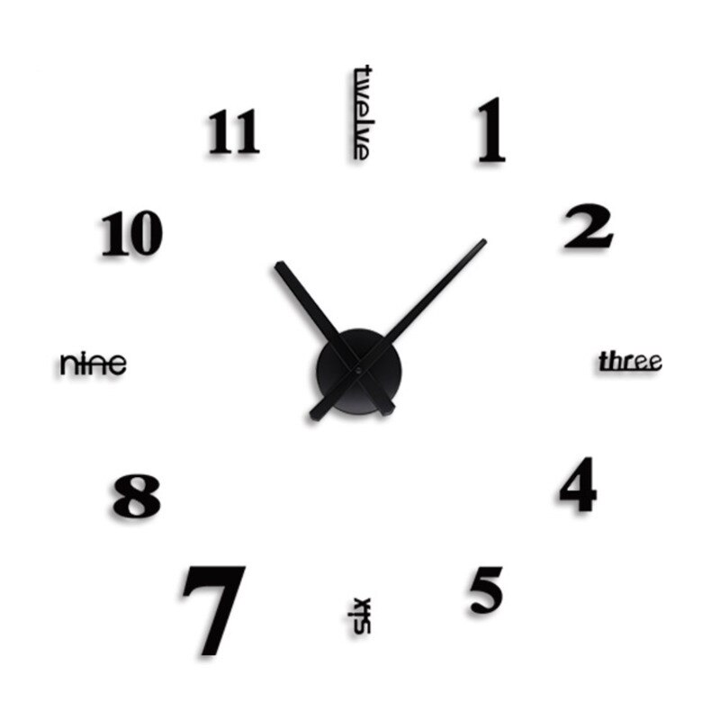 Deer Head DIY Giant Wall Clock Woodland Modern Dee... – Grandado