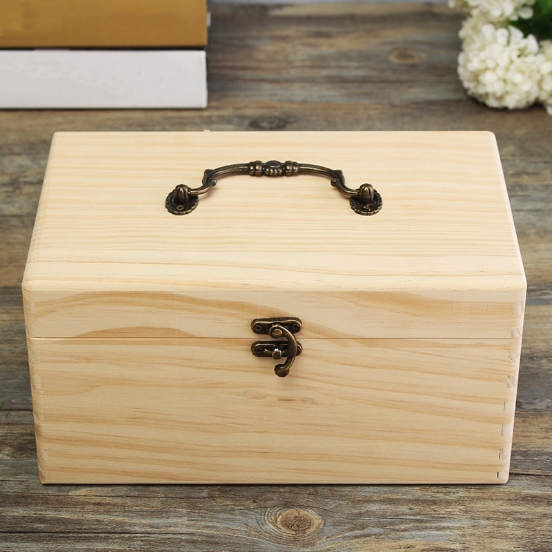 32 Slots Portable Storage Box Organizer Wooden Ess... – Vicedeal