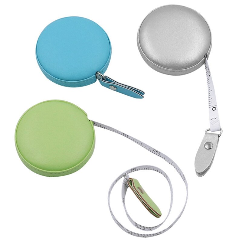 Measuring Tape Portable PU Leather Round Mini Tape... – Grandado
