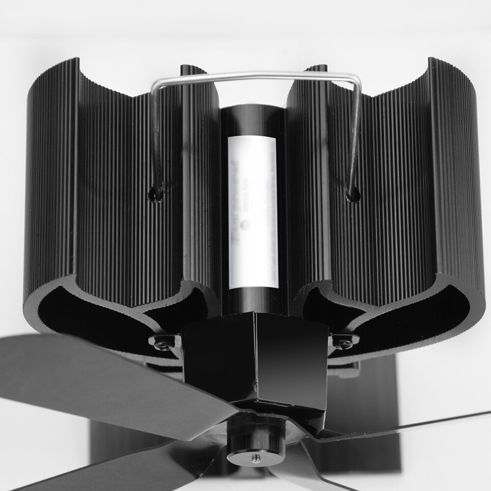 4 Blade Stove Fan Portable Fireplace Fan Heat Powe... – Grandado