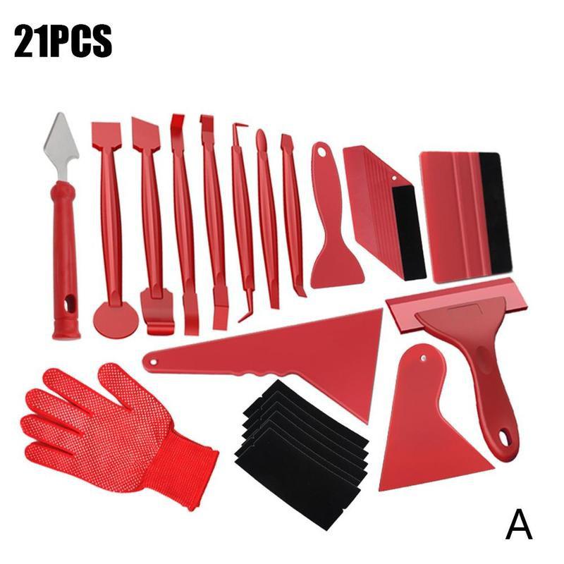 21 st/set bil vinyl wrap-verktyg universal bilföns... – Vicedeal