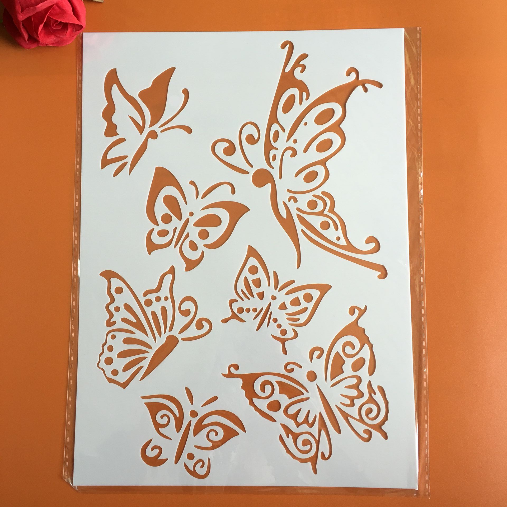A4 29*21Cm Dier Vlinder Diy Stencils Muur Schilder... – Vicedeal