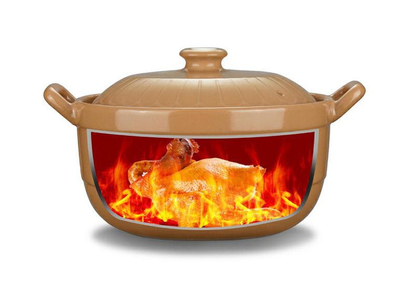 Household Kitchen Soup Pot High Temperature Open F... – Grandado