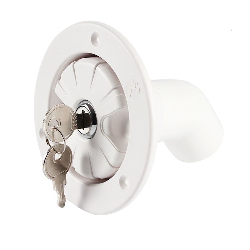 White Plastic Gravity Water Inlet Hatch Lock Locki... – Grandado
