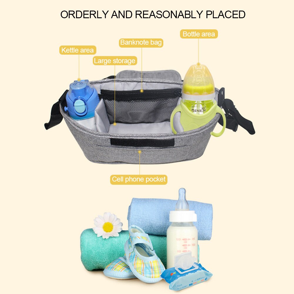 Baby Stroller Organizer Storage Hanging Bag Multi-... – Vicedeal