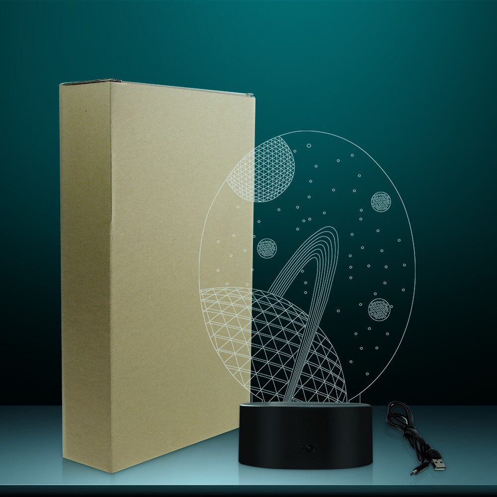 Modern Galaxy 3D Lamp Glowing LED Lamp Heaven Star... – Grandado