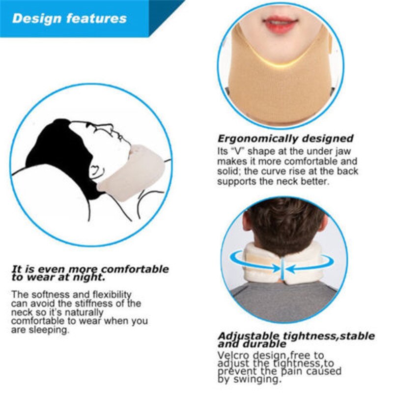 Breathable Neck Brace Adult Cervical Collar Neck S... – Vicedeal