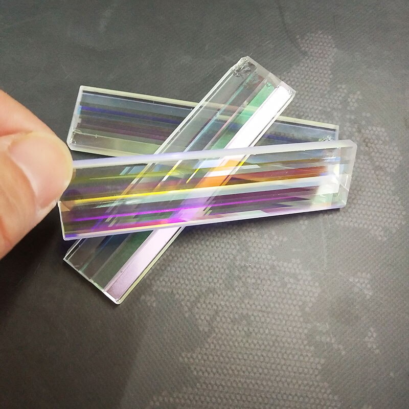 3pcs Rectangle Prism Dichroic Prisma Stained Glass... – Grandado