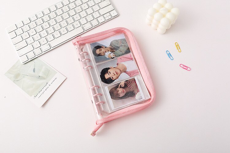 A5 A6 Photocard Collect Book Zipper Binder Cute Jo... – Grandado