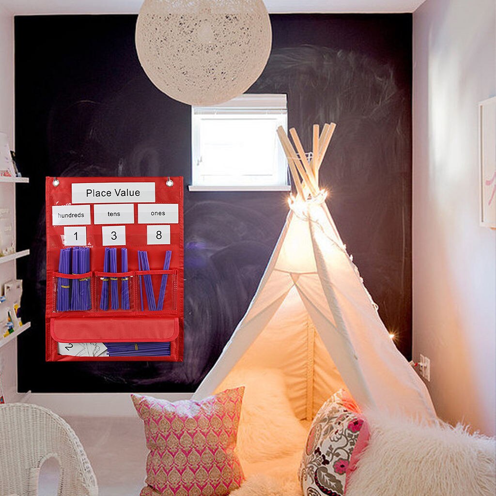 Place Value Pocket Chart Toy Reusable Counting for... – Grandado