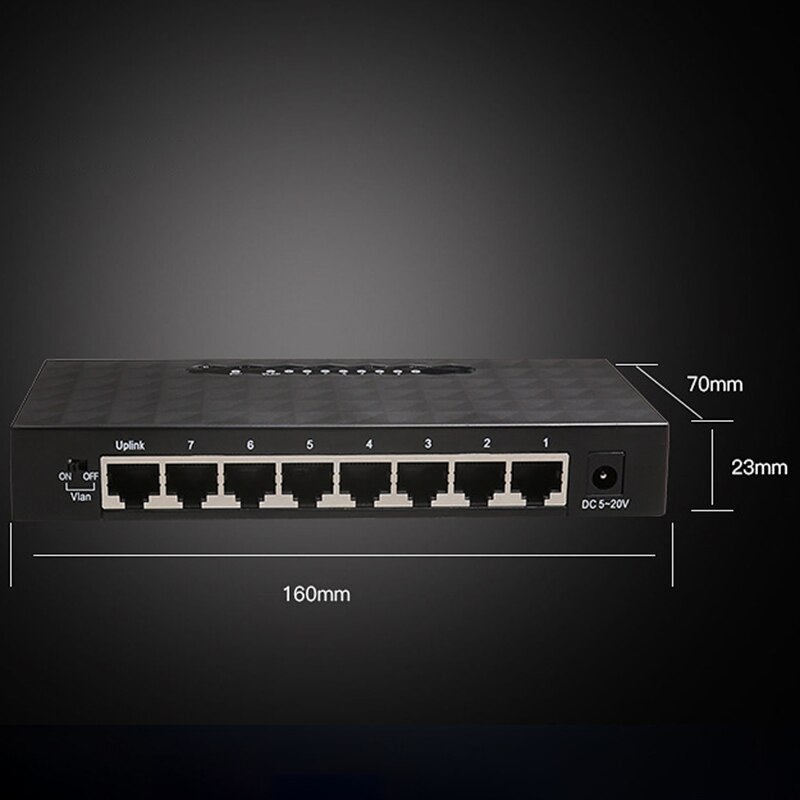 8 Port Gigabit Switch Netwerk Ethernet Switch Smar... – Grandado