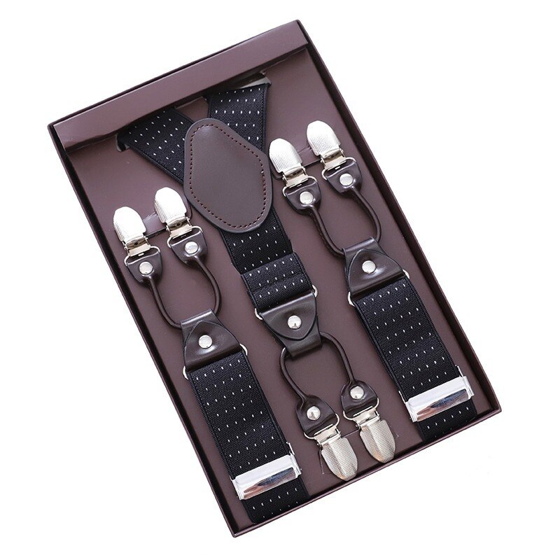 Vintage Leather Suspenders Men 3.5cm Wide Y-Shape ... – Grandado