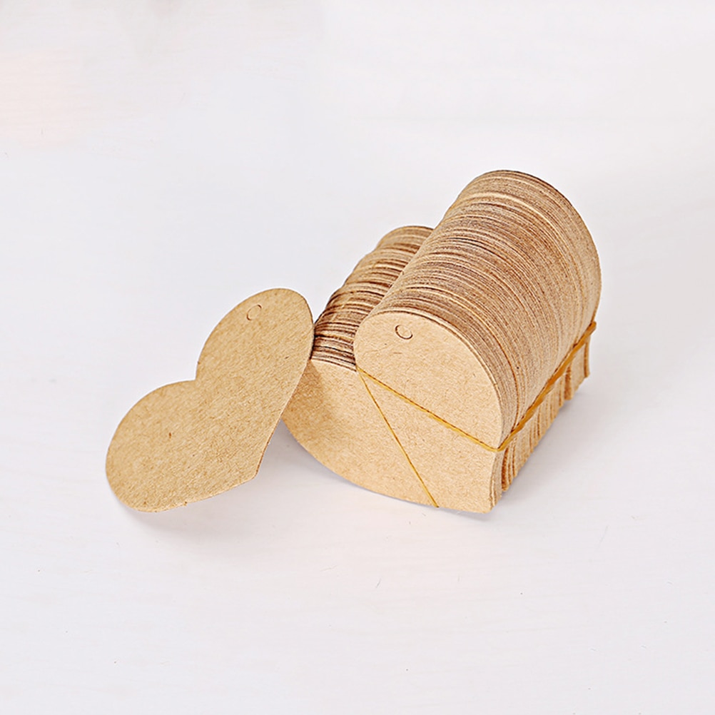 50 stuks Hart Vorm Kraftpapier Wedding Party Seat ... – Vicedeal