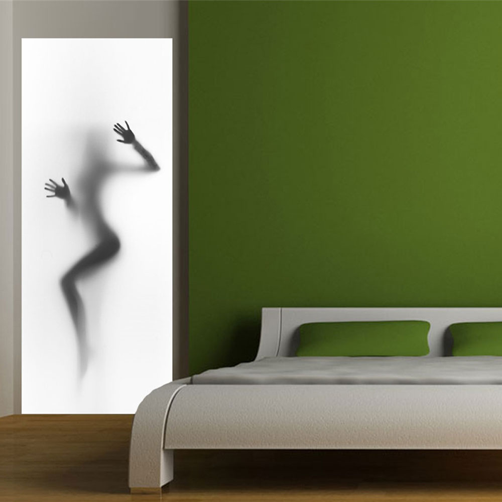 2Pcs/Set Silhouette Door Art Decor Home DIY 3D Doo... – Grandado