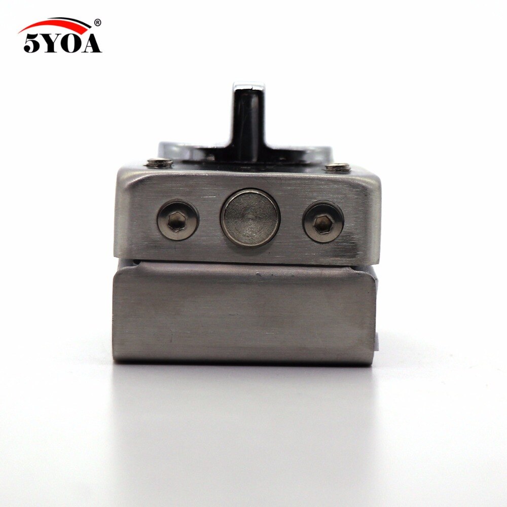 Glass Door Lock Latch Stainless Steel Rotary Knob ... – Grandado