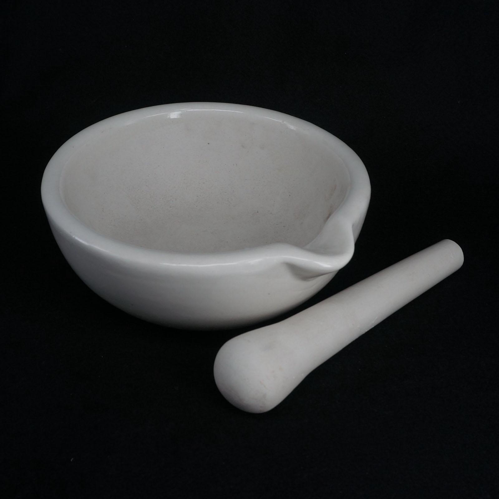 254mm Ceramic Porcelain Mortar And Pestle Mix Grin... – Grandado